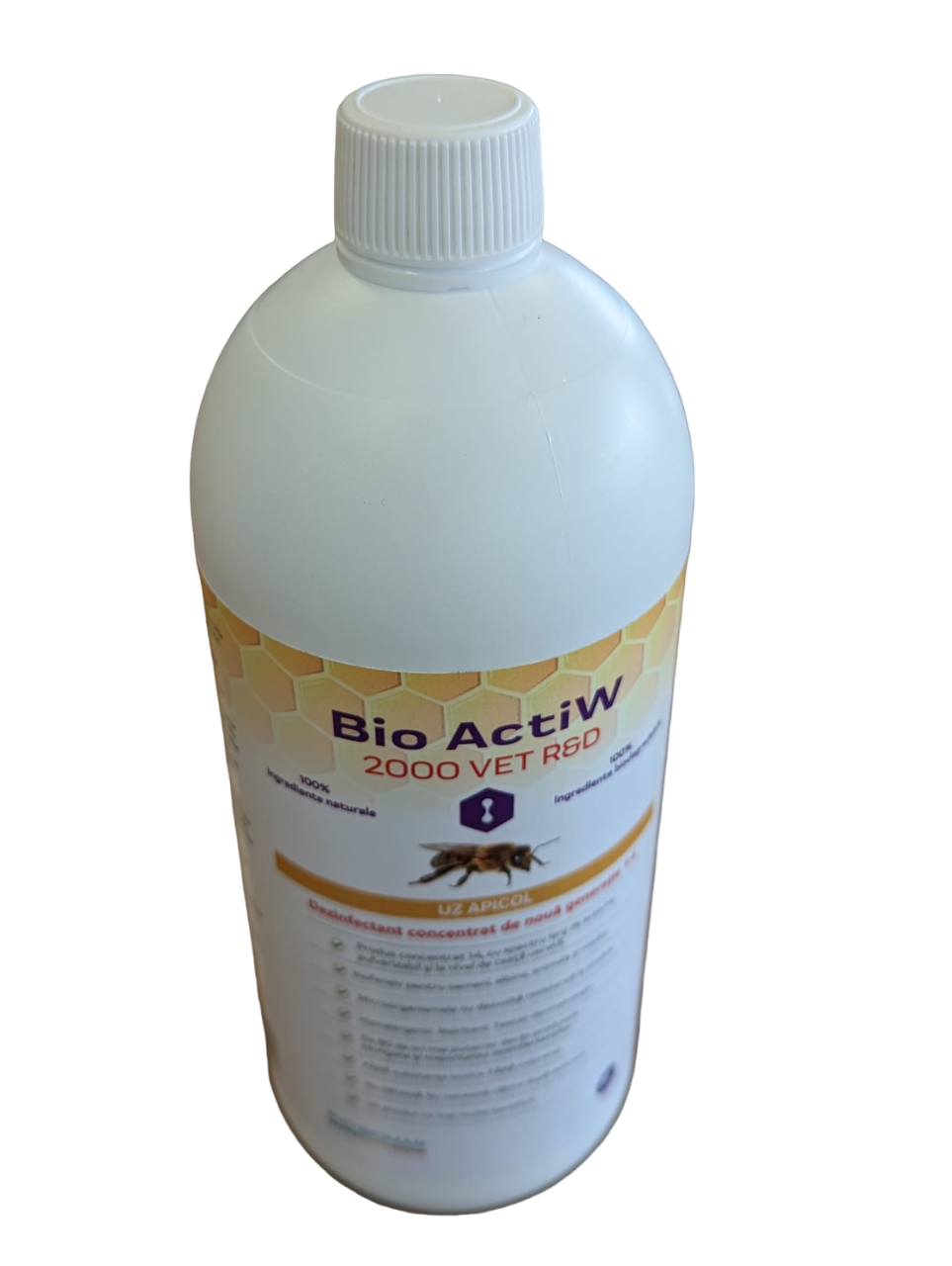 Dezinfectant BIO ACTIW, 2000 VET, 1 L, pentru uz apicol - Apis-Blaj.ro