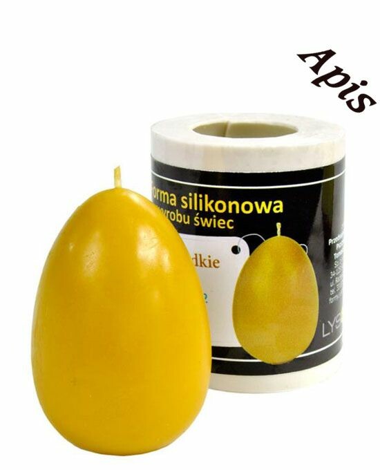 Forma de lumanare Ou simplu, mare din silicon - Lyson - Apis-Blaj.ro