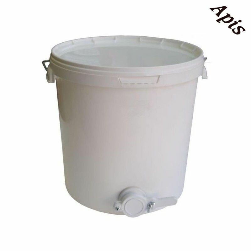 Maturator miere polipropilena, 18l, cu robinet plastic - Apis-Blaj.ro