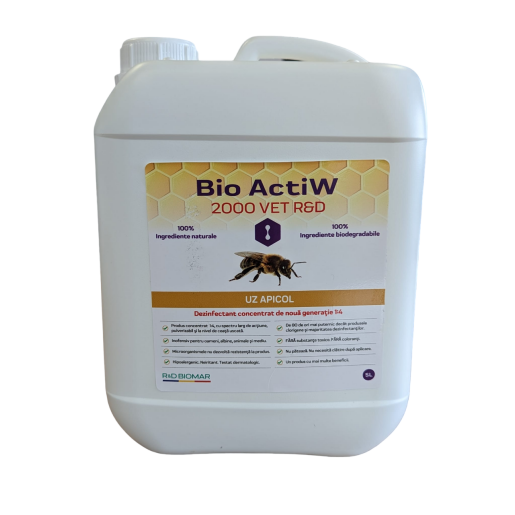 Dezinfectant BIO ACTIW, 2000 VET, 5 L, pentru uz apicol - Apis-Blaj.ro