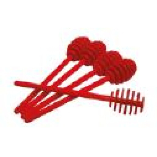 BETE DIN PLASTIC ROSU, PENTRU MIERE - Apis-Blaj.ro