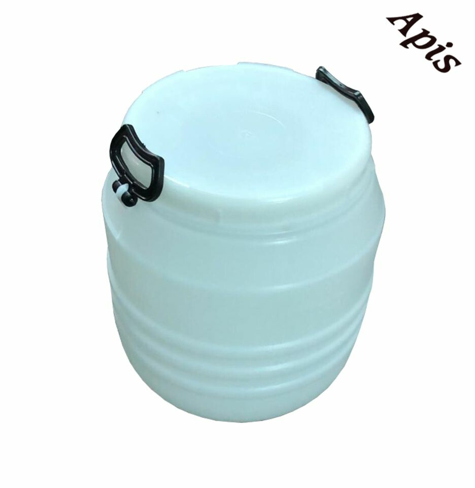 Bidon plastic 40L cu gura mare - Apis-Blaj.ro